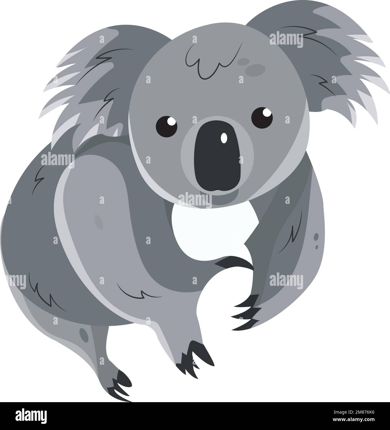 Isolated cute koala colored sketch Vector Stock Vector Image & Art - Alamy