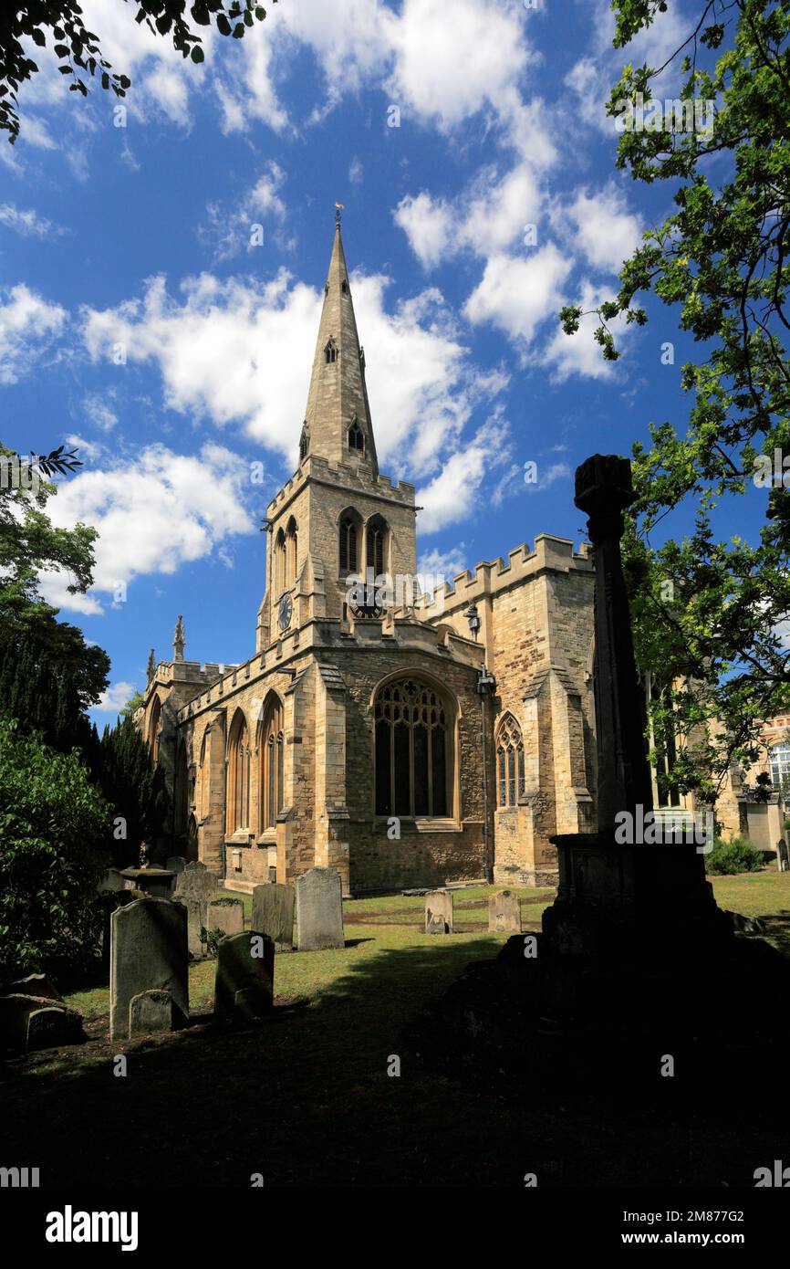 St Pauls church, Bedford town, Bedfordshire, England, UK Stock Photo ...