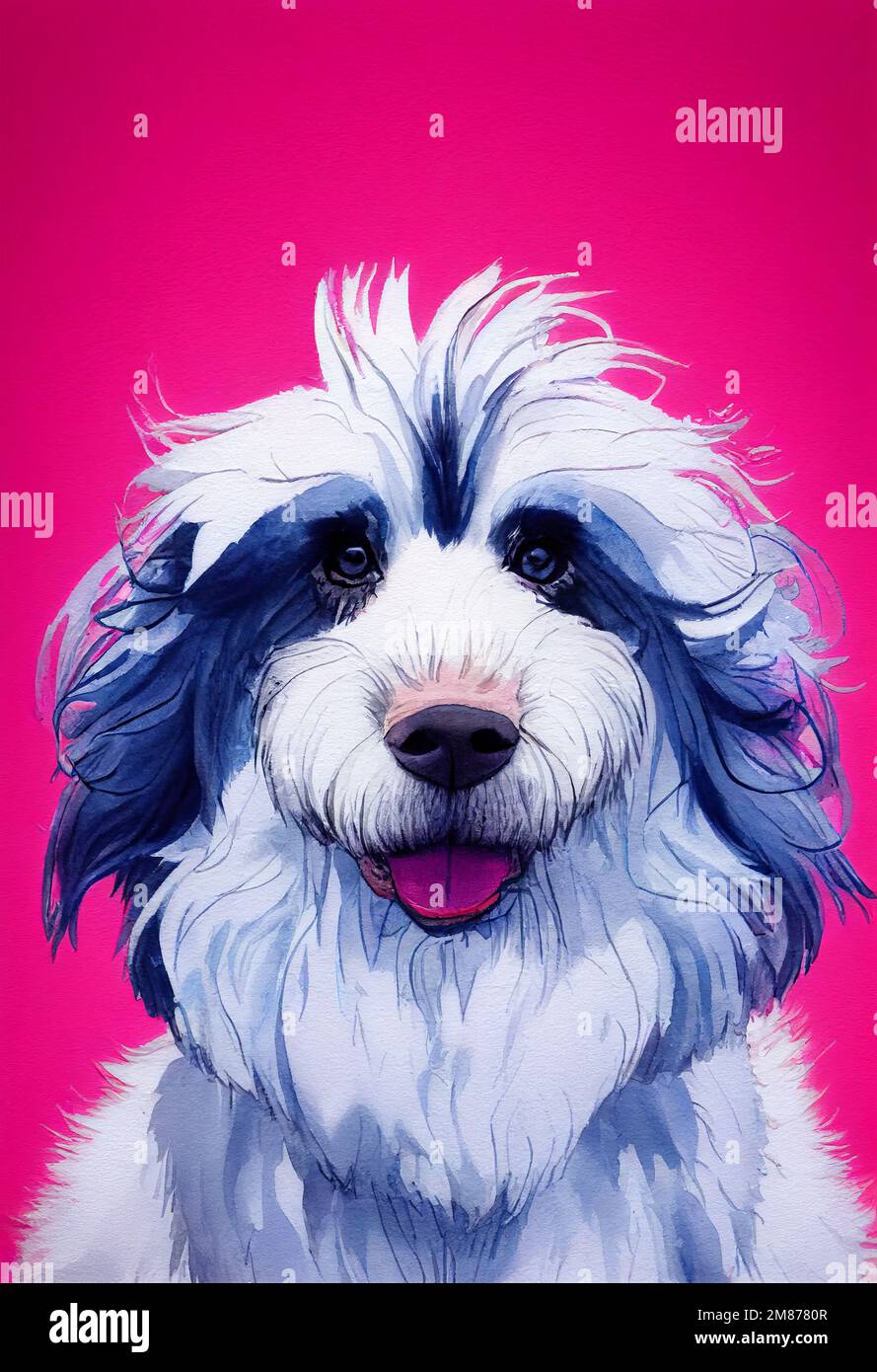 Bergamasco puppy hi-res stock photography and images - Alamy