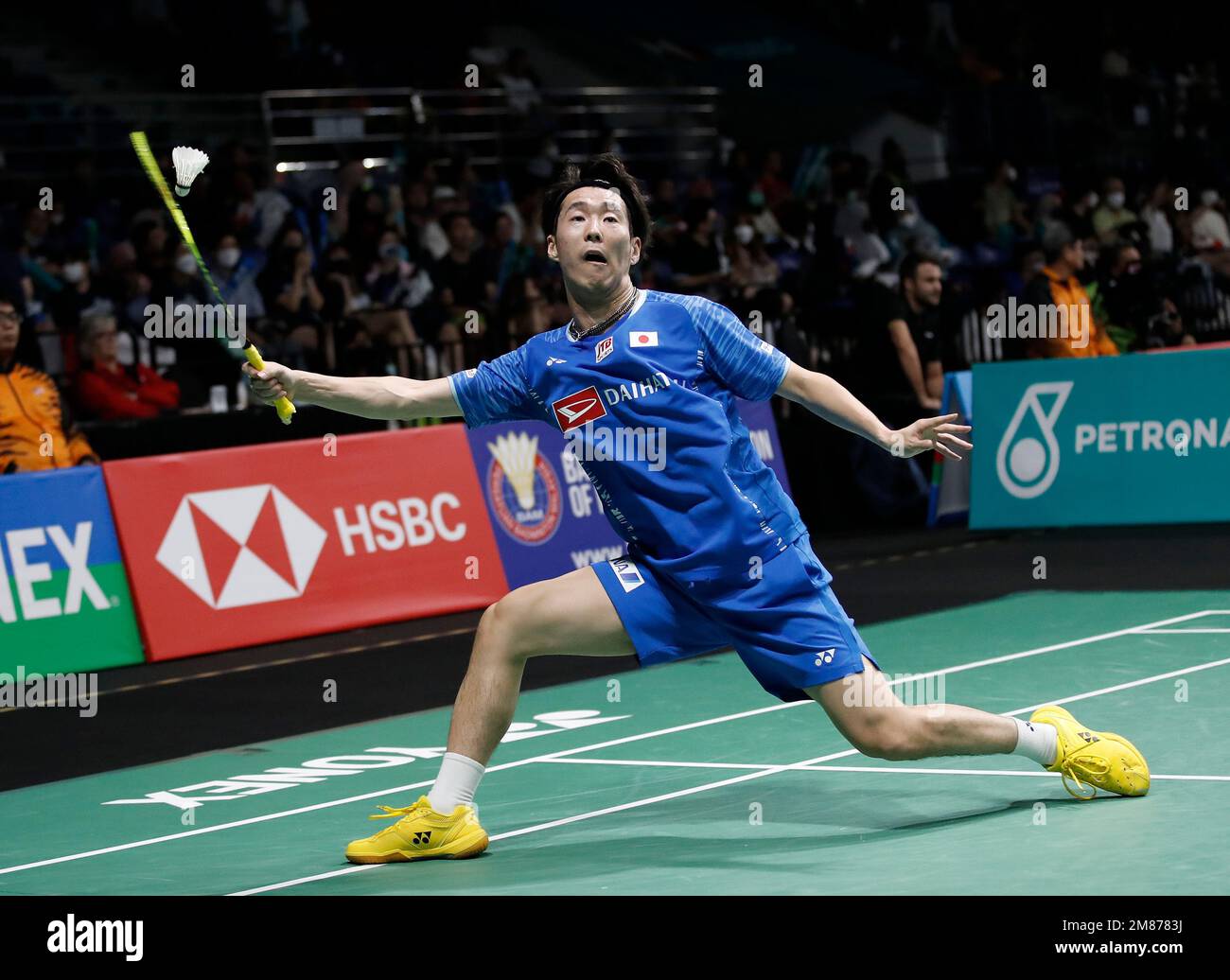 Kuala Lumpur, Malaysia. 12th Jan, 2023. Kanta Tsuneyama of Japan plays ...