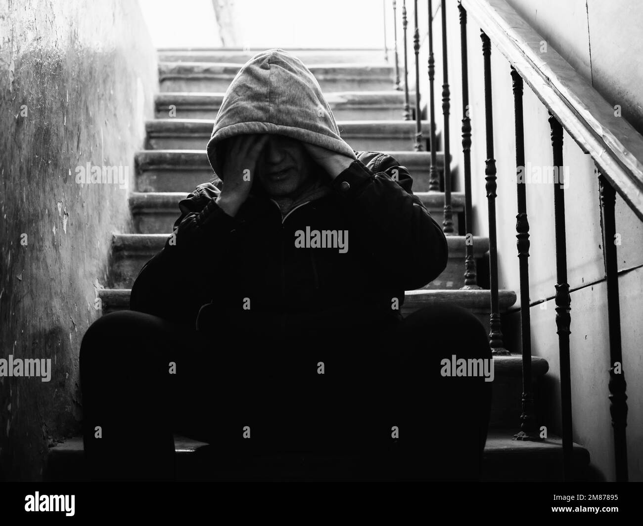 Black And White Depression Photography