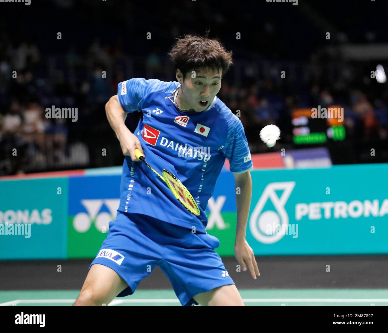 Kuala Lumpur, Malaysia. 12th Jan, 2023. Kanta Tsuneyama of Japan plays ...
