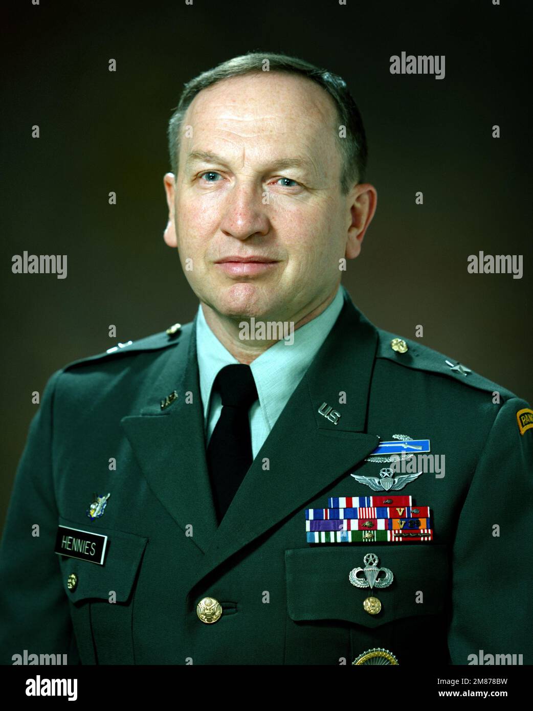BGEN Clyde A. Hennies, USA (uncovered). Country: Unknown Stock Photo ...