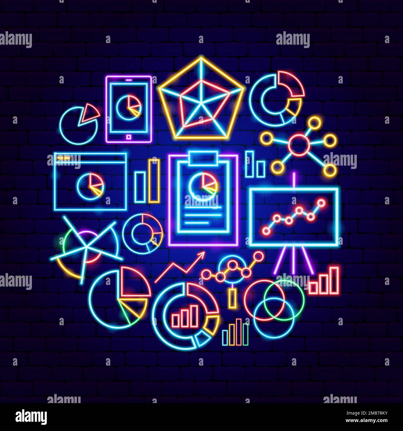 Graph Pie Infographic Neon Concept Stock Vector Image & Art - Alamy Graph Pie Infographic Neon Concept Stock Vector Image & Art - Alamy
