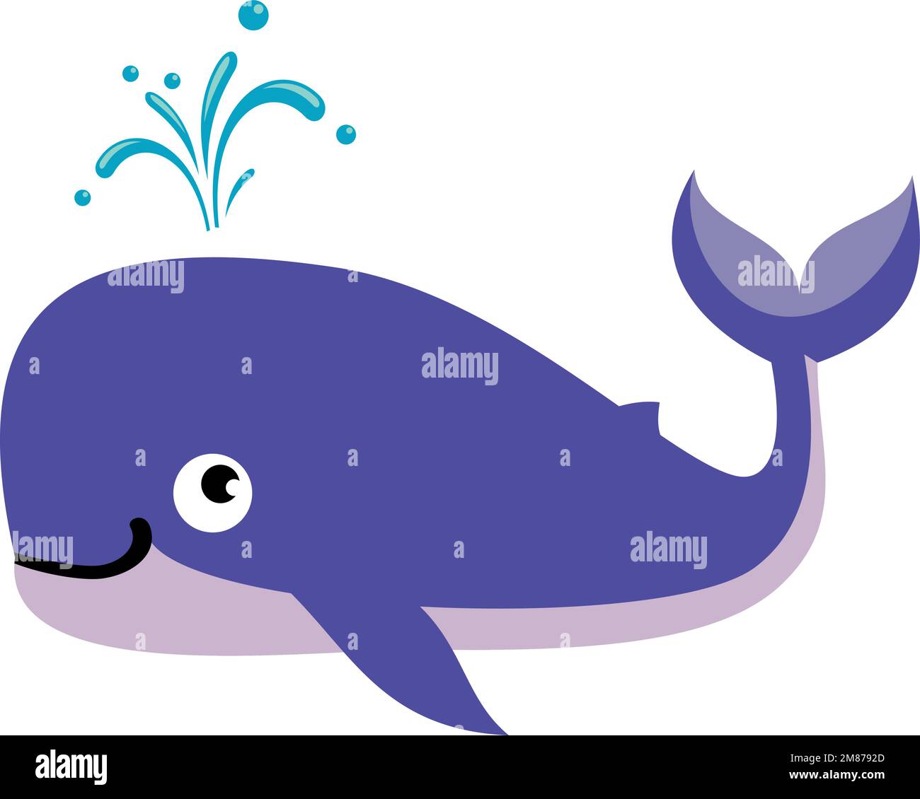 Cartoon whale hi-res stock photography and images - Alamy