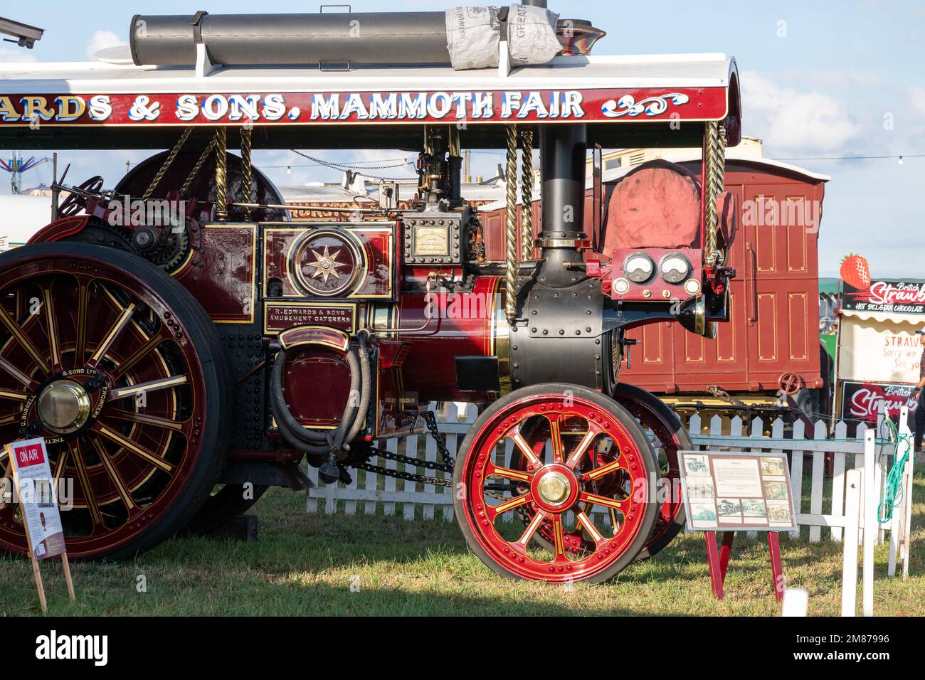 Tarrant Hinton.Dorset.United Kingdom.August 25th 2022.A restored 1923 ...