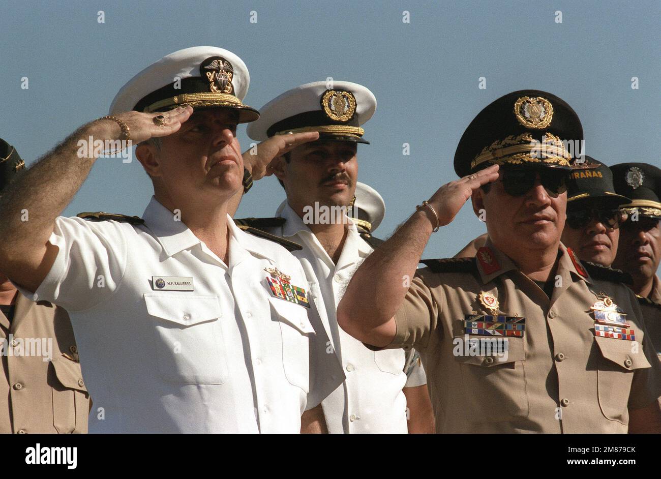 Rear Adm. Michael P. Kalleres, Commander, Cruiser Destroyer Group 12 ...
