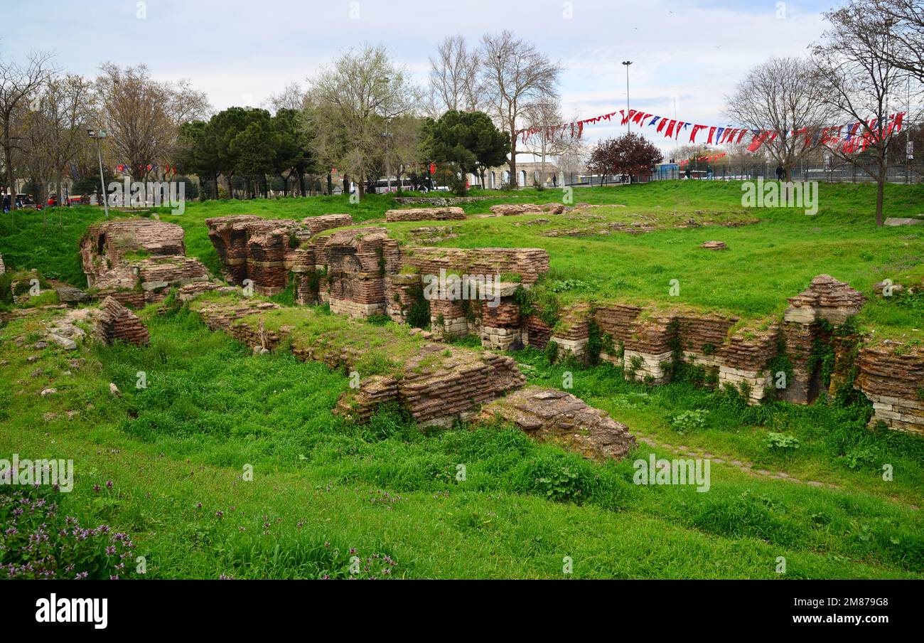 Ayios Polyeuktos Church, located in Istanbul, Turkey, was built by the ...