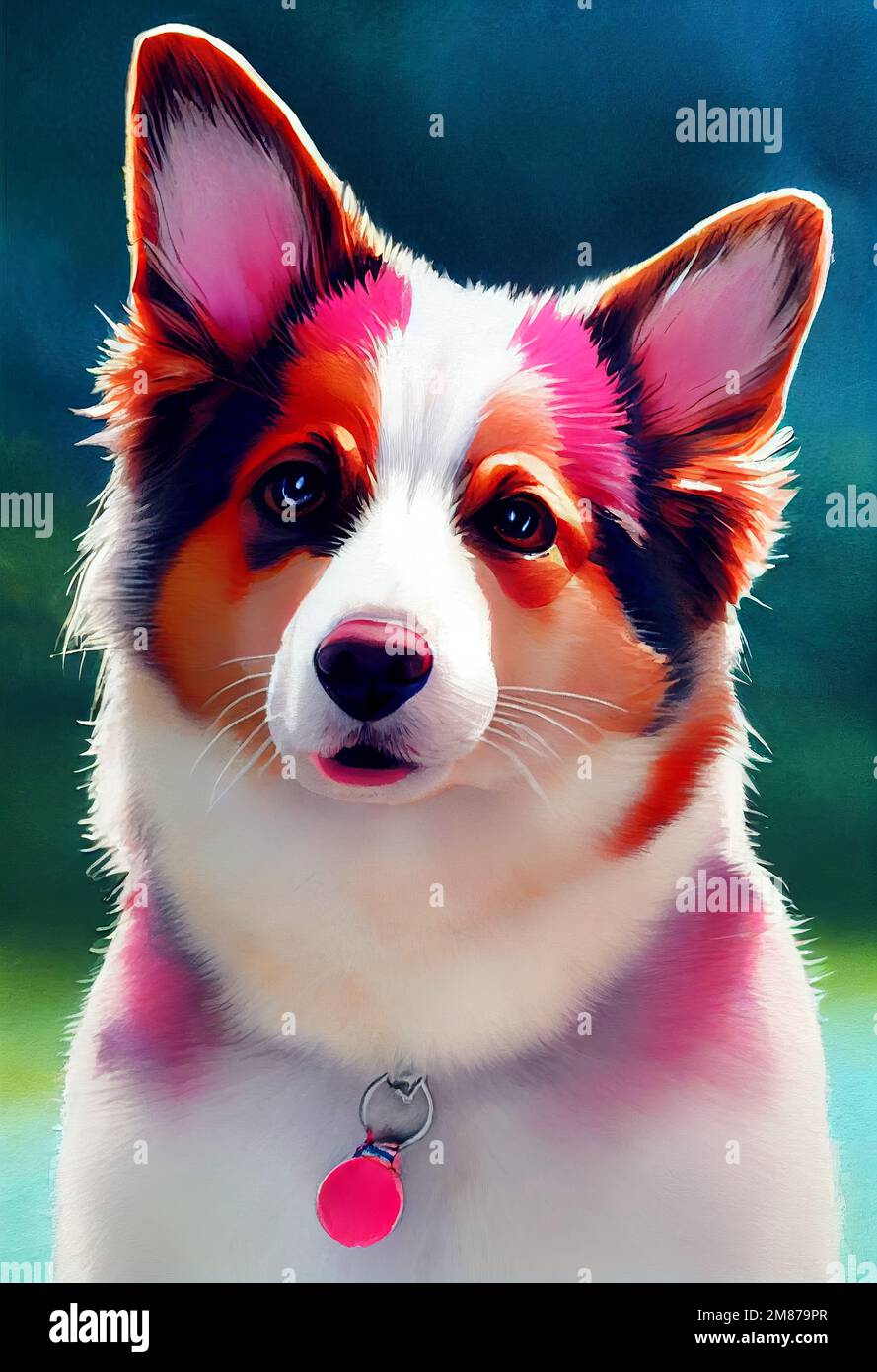 Drawing of corgi hi-res stock photography and images - Alamy