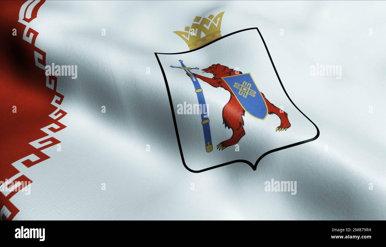 Federal subjects of Russia flag of Mari El Stock Photo - Alamy