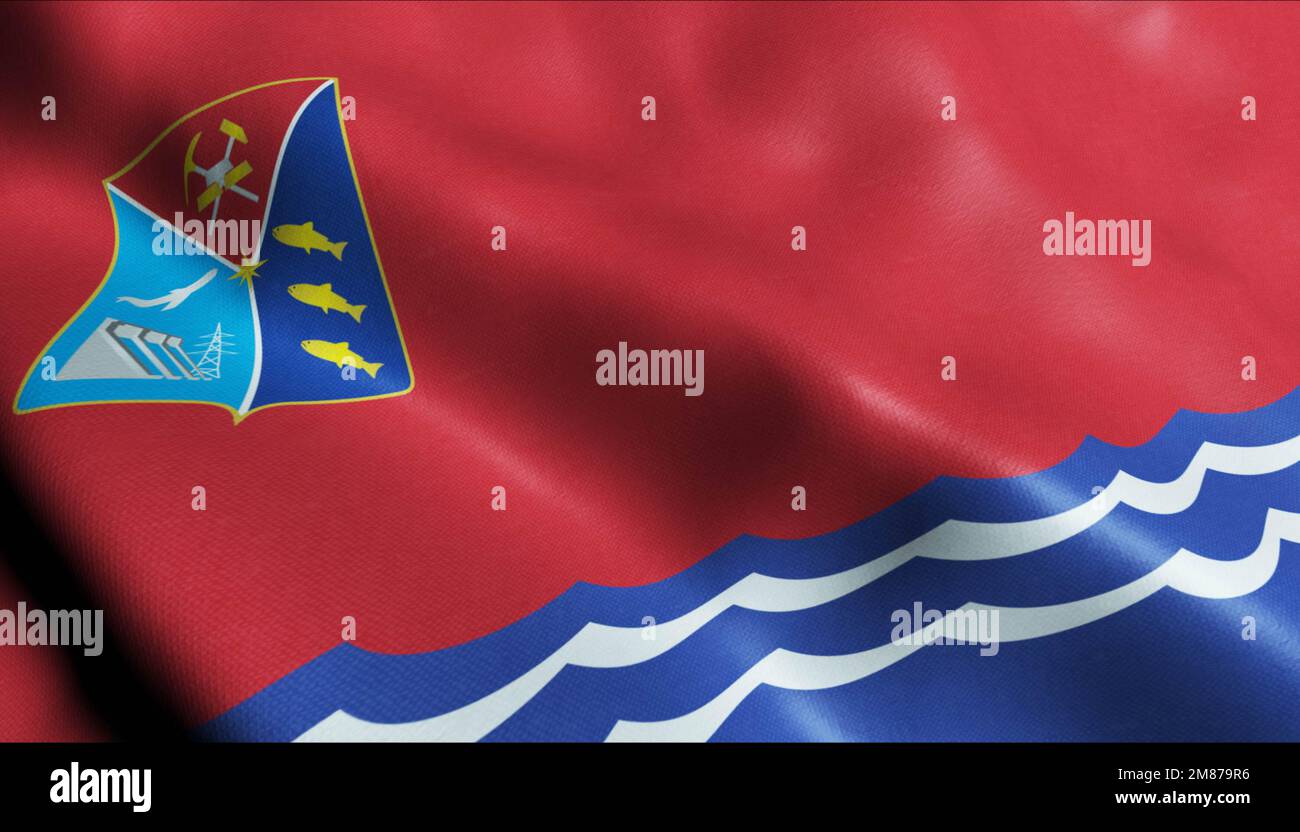 Flag of magadan hi-res stock photography and images - Alamy