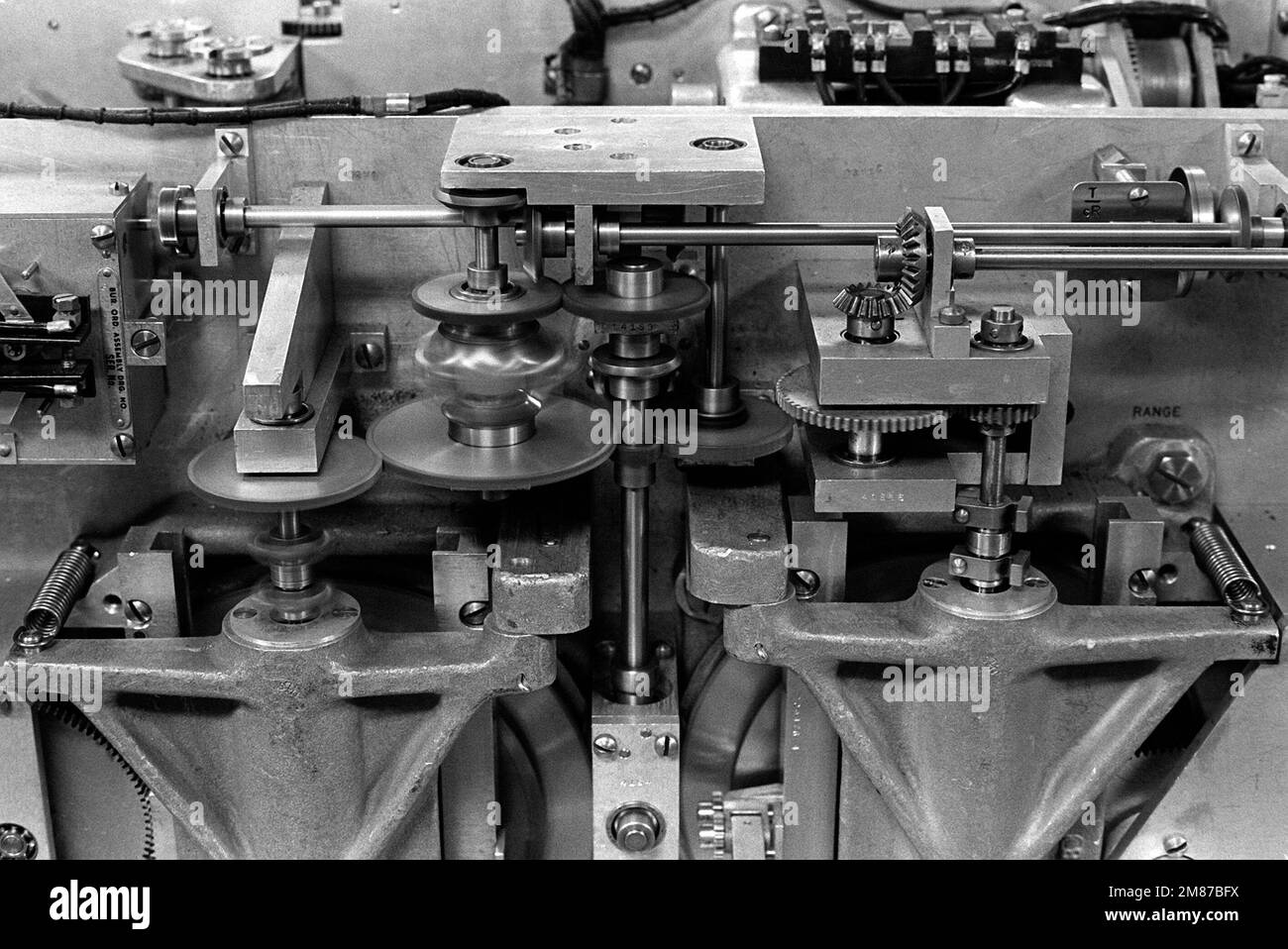 The Mark 8 fire control computer in the aft secondarybattery plotting ...