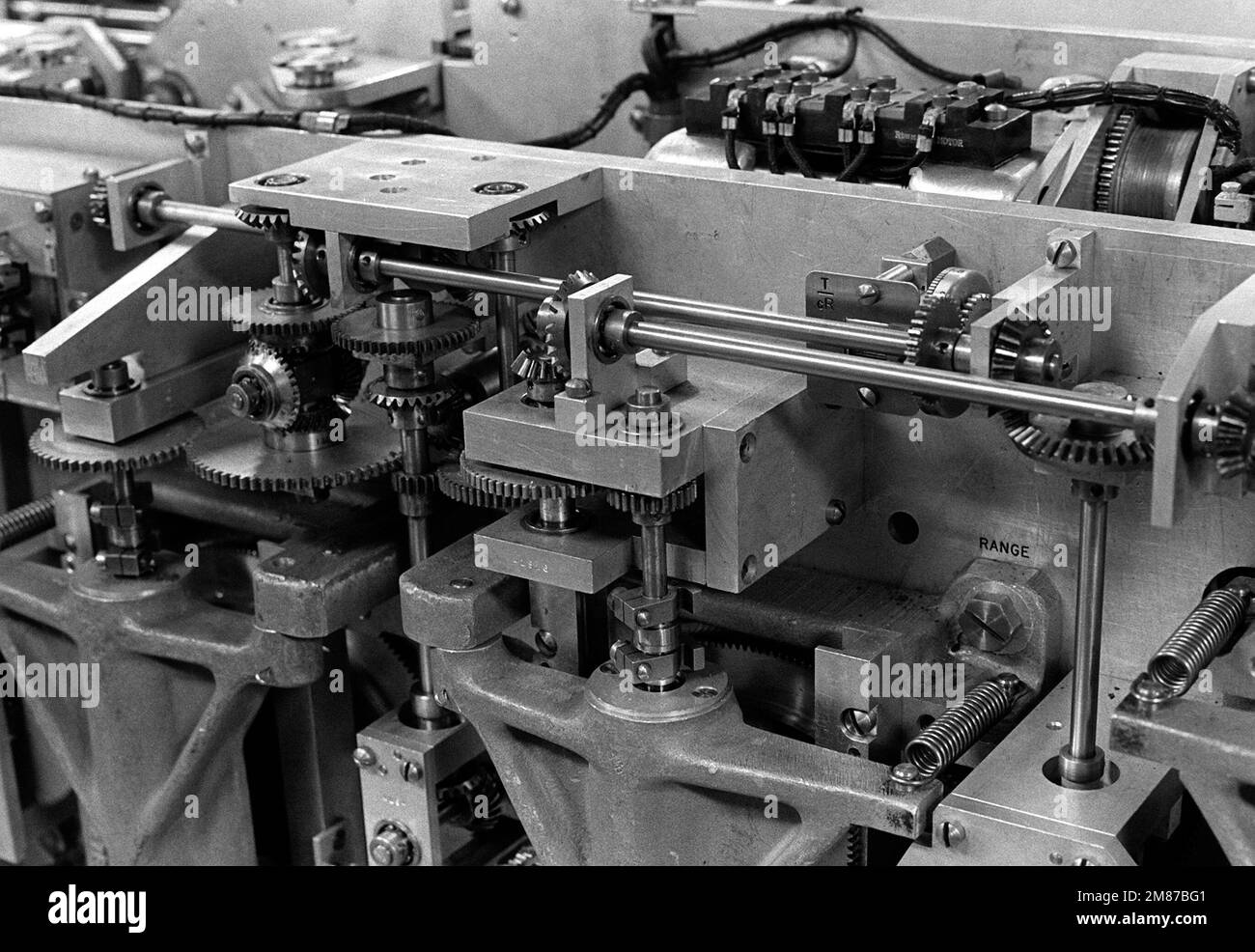 The Mark 8 fire control computer in the aft secondarybattery plotting ...
