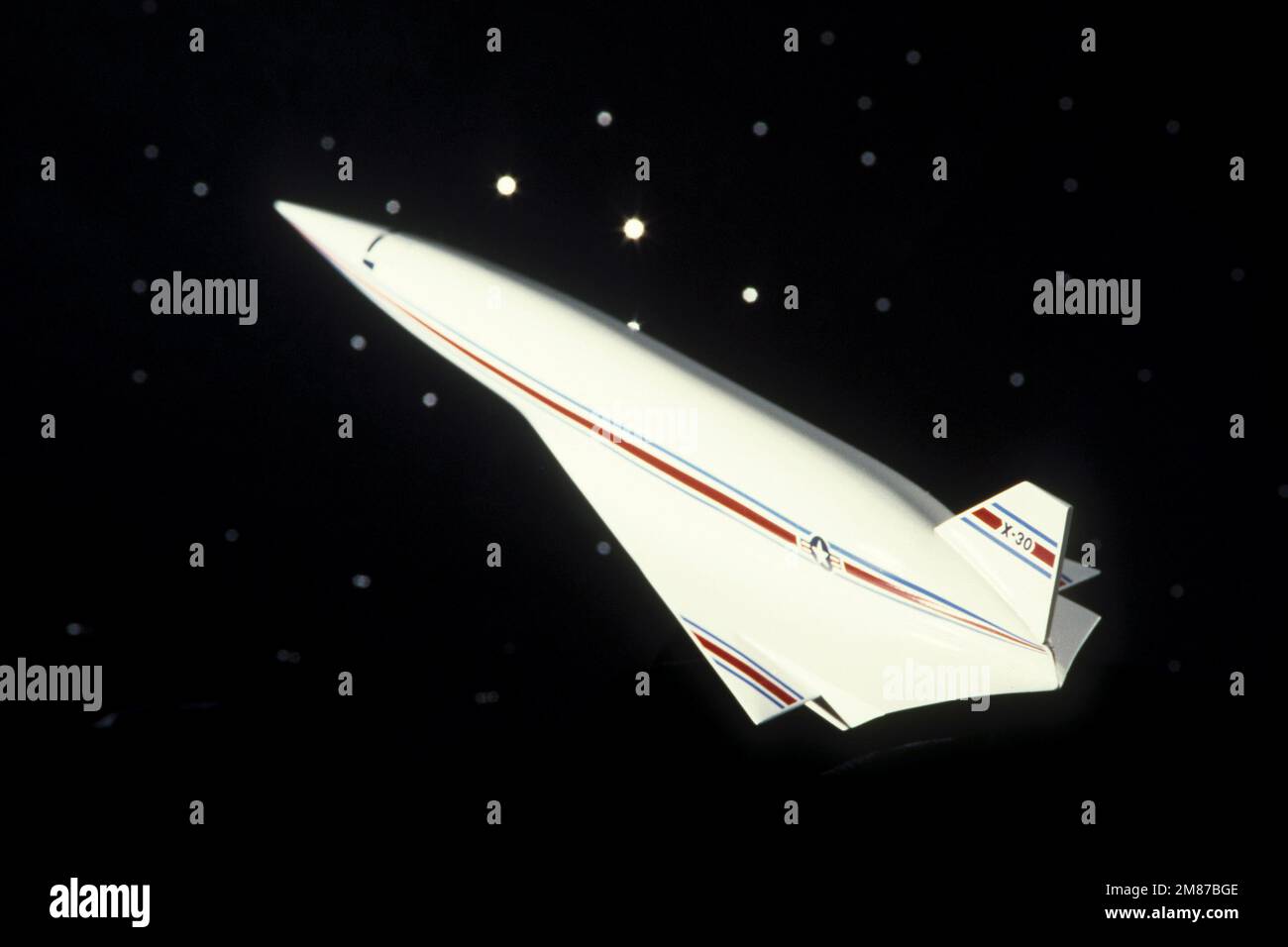 A model of the X-30 Orient Express hypersonic aerospace plane currently ...