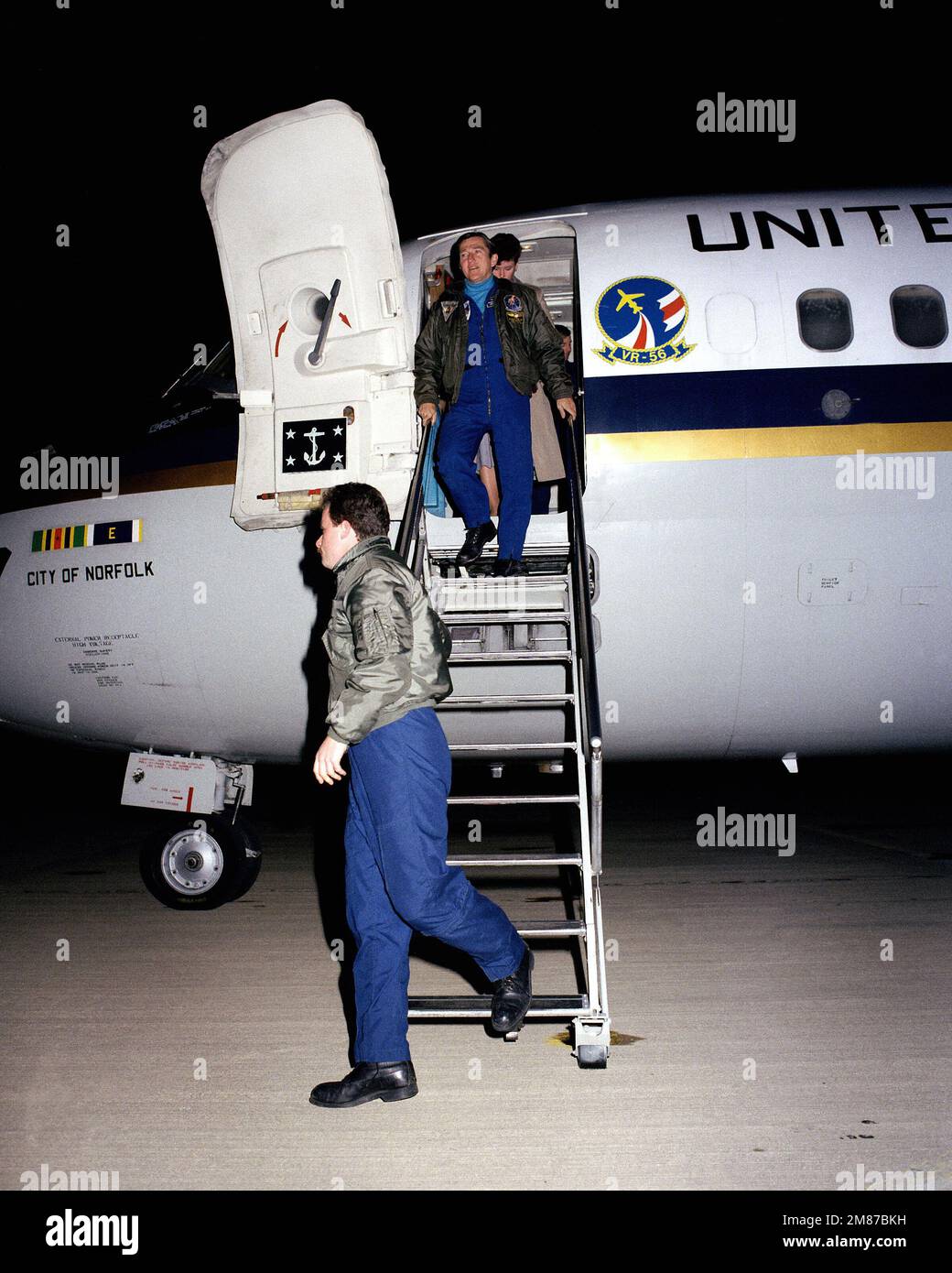 Upon his arrival at the station to visit Fleet Air Reconnaissance ...