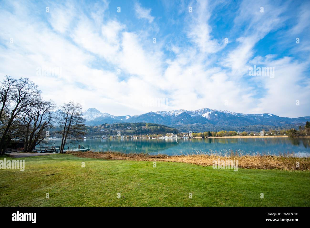 Landscape at dawn in carinthia hi-res stock photography and images - Alamy