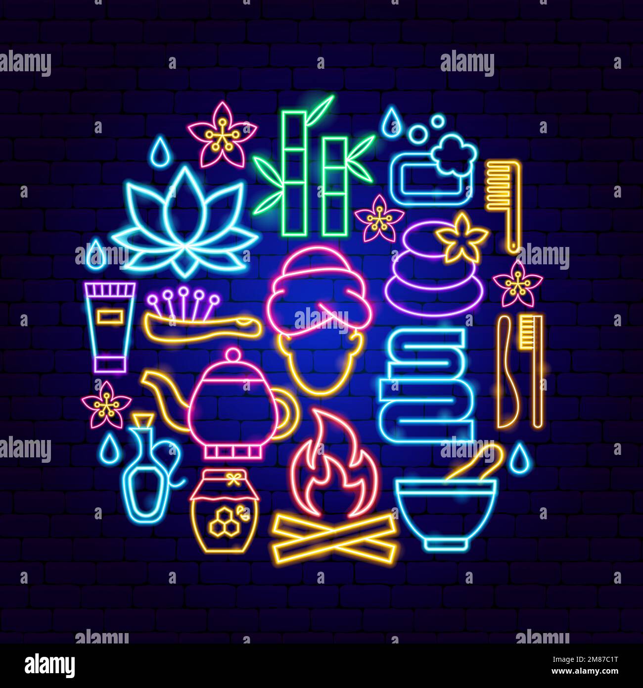 Concept spa salon spa Stock Vector Images - Alamy