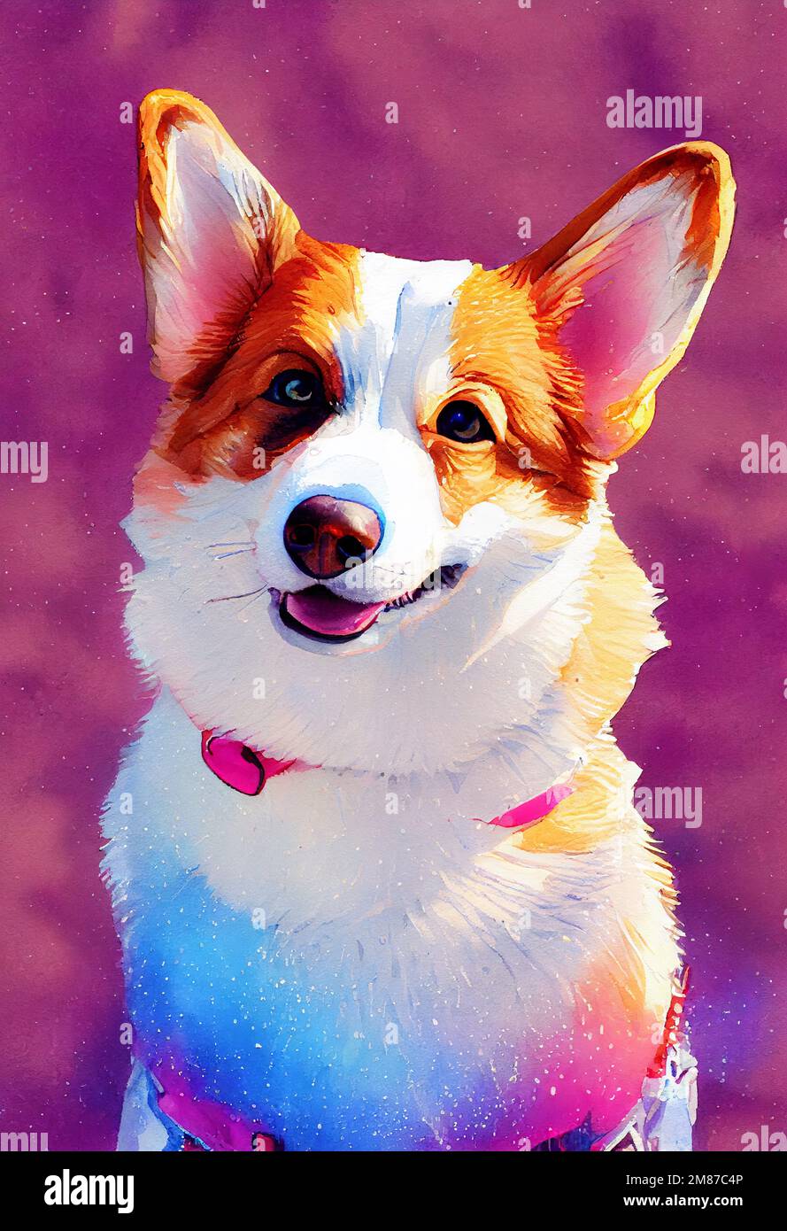 Welsh corgi pembroke illustration hi-res stock photography and images ...