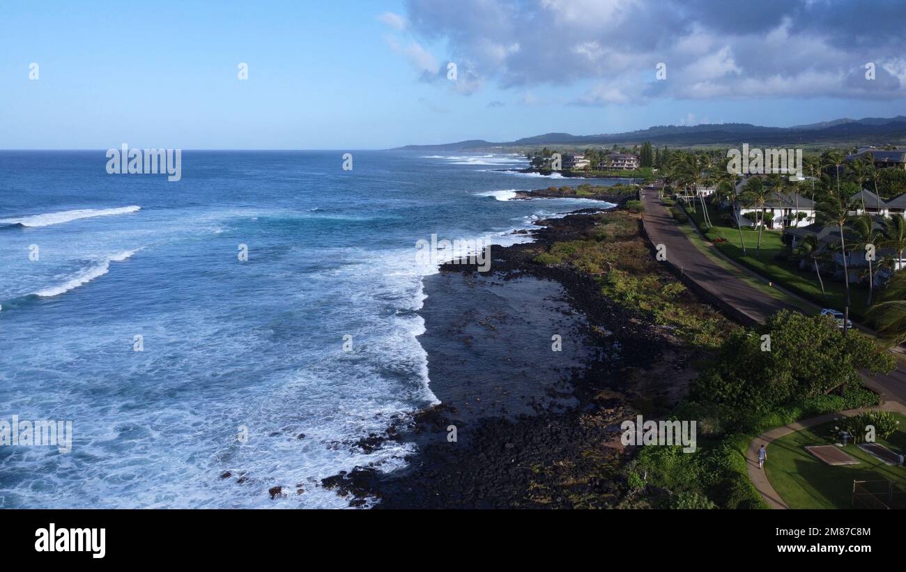 An aerial view of the beach Stock Photo - Alamy