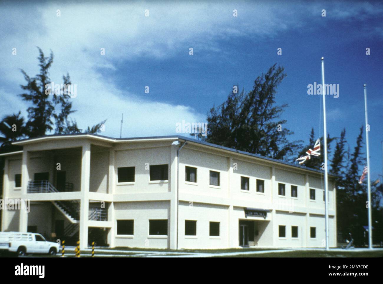 Diego garcia military base aerial hi-res stock photography and images ...