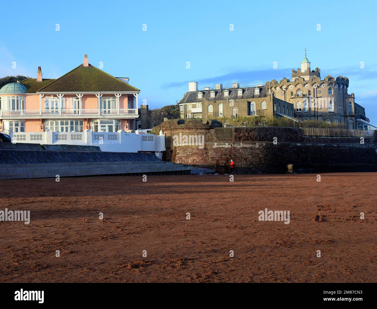 Redcliffe Hotel and large pink house -Villa Marina Hotel - at Paignton ...