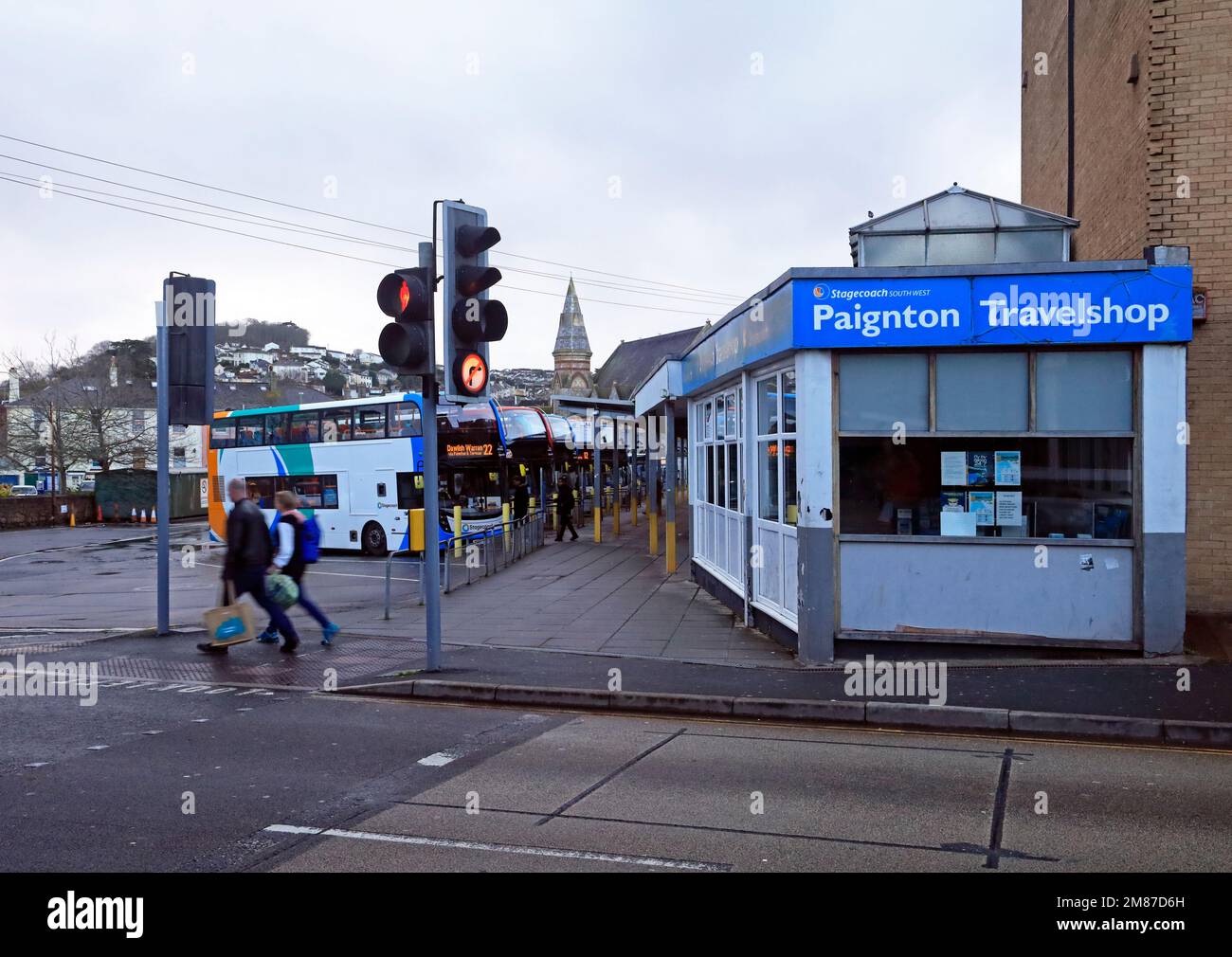 The south west coast path of paignton hi-res stock photography and ...