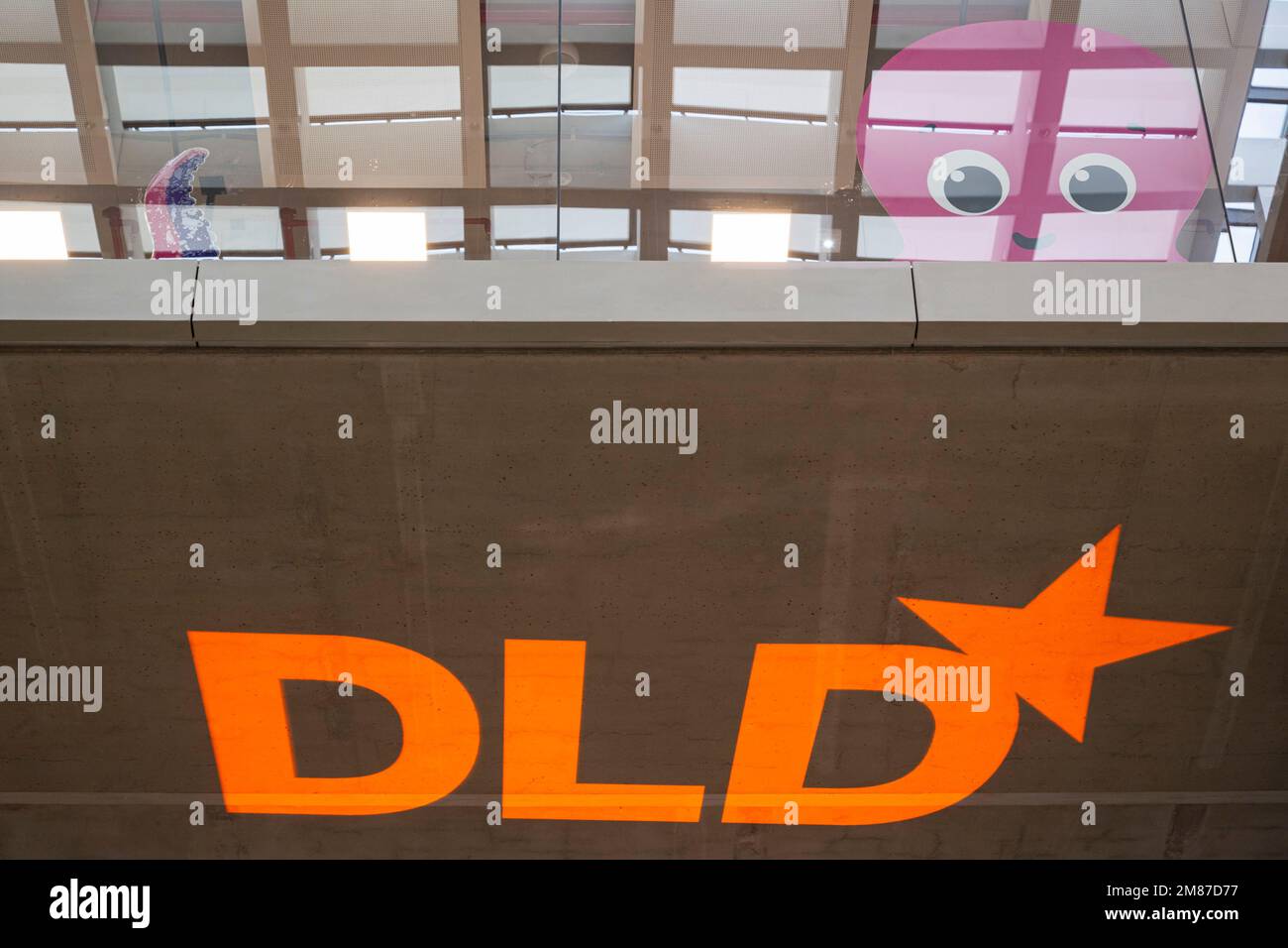 Munich, Germany. 12th Jan, 2023. The logo of the "Digital Life Design ...