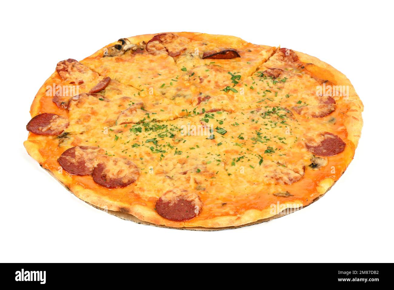 Delicious italian pizza close up. High resolution photo. Full depth of ...
