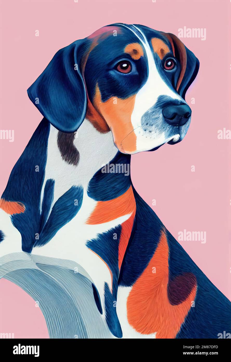 American english coonhound dog hi-res stock photography and images - Alamy