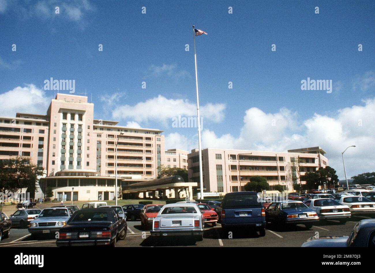 A view of the front of the Tripler Army Medical Center, which serves ...