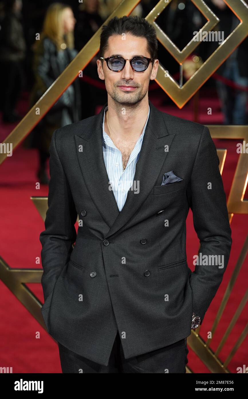 Hugo Taylor attending the premiere of Babylon at BFI Imax Waterloo in ...