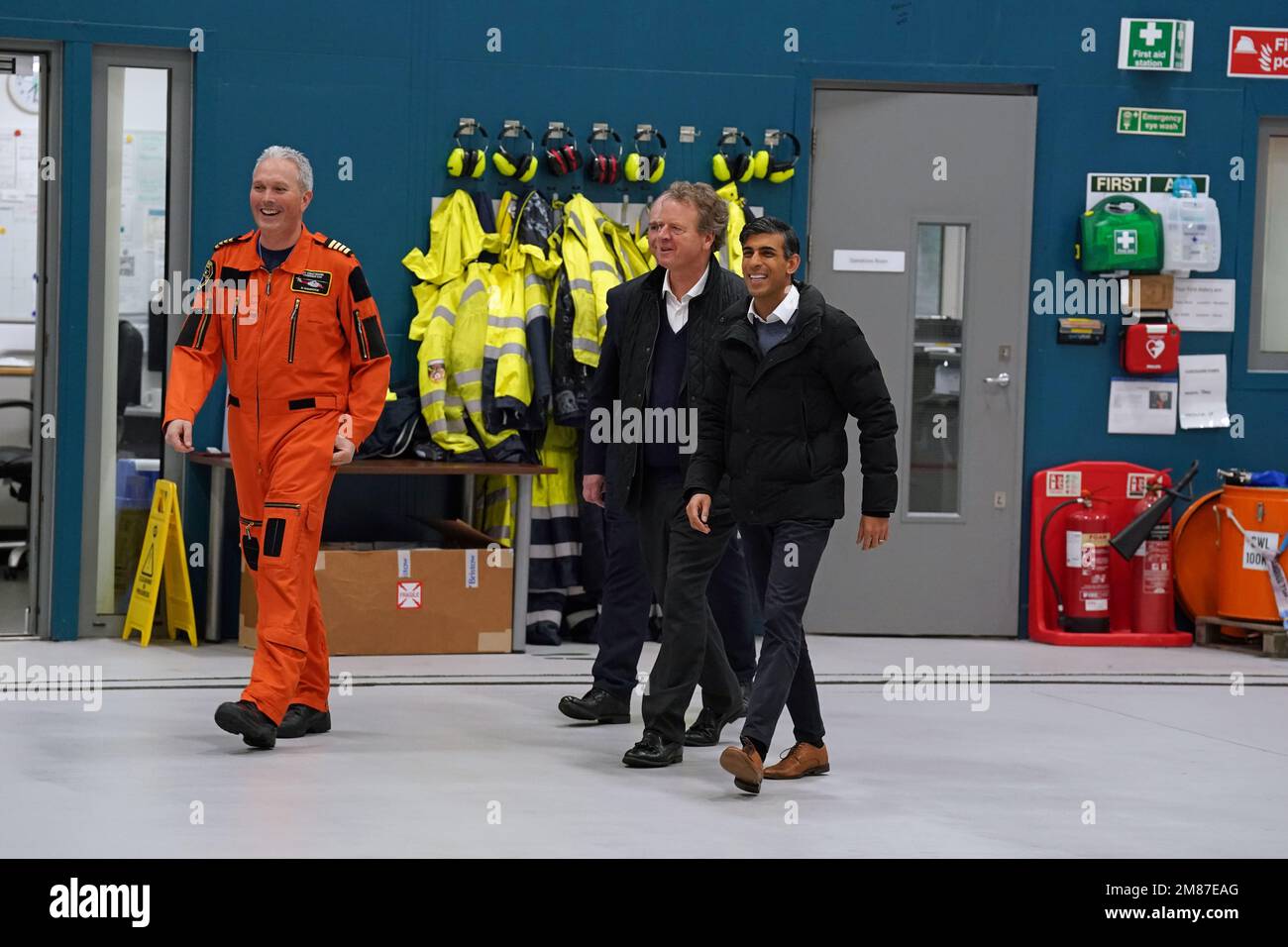 Prime Minister Rishi Sunak with Captain Simon Hammock - Deputy Chief ...