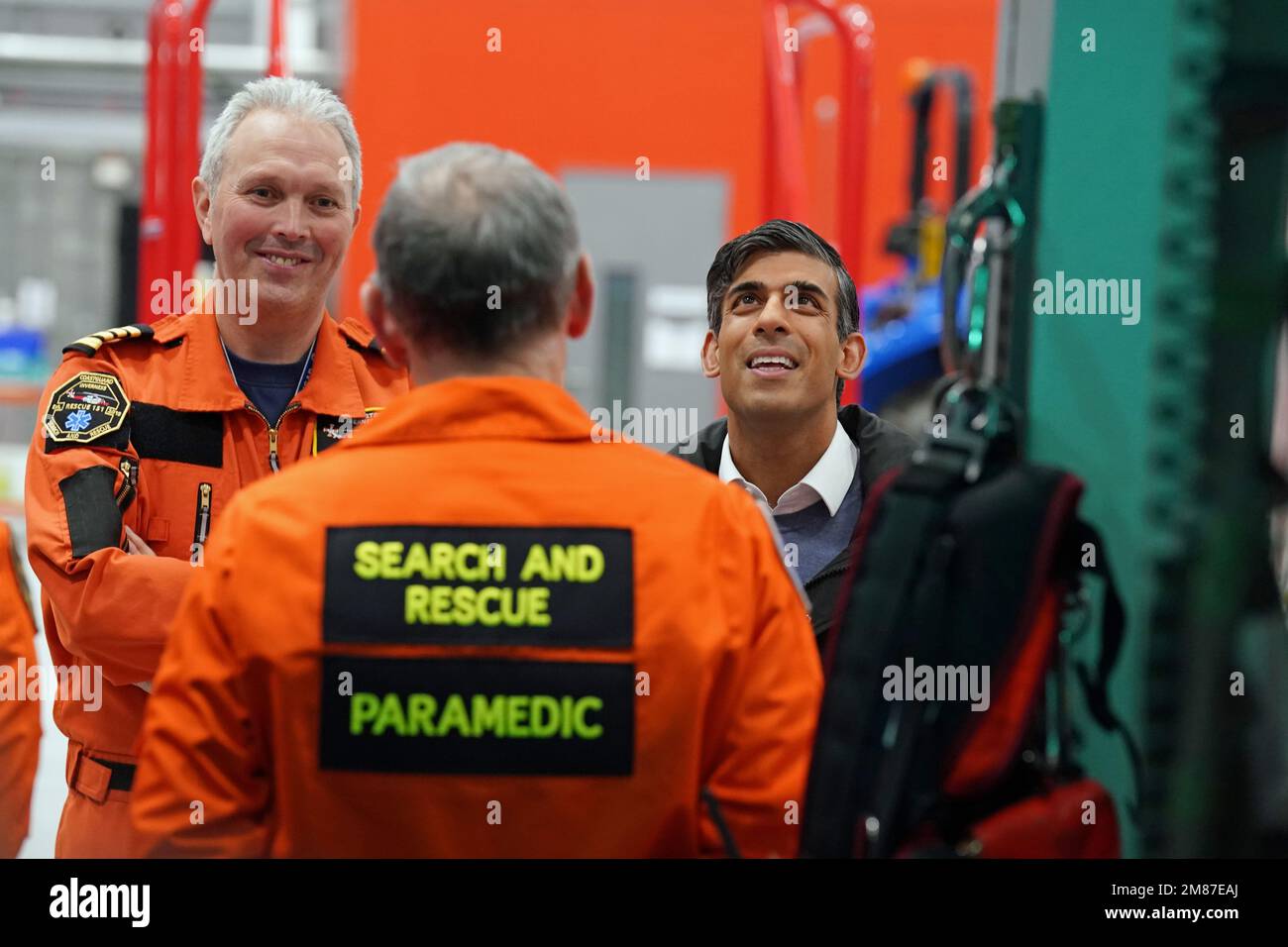 Prime Minister Rishi Sunak with Captain Simon Hammock - Deputy Chief ...