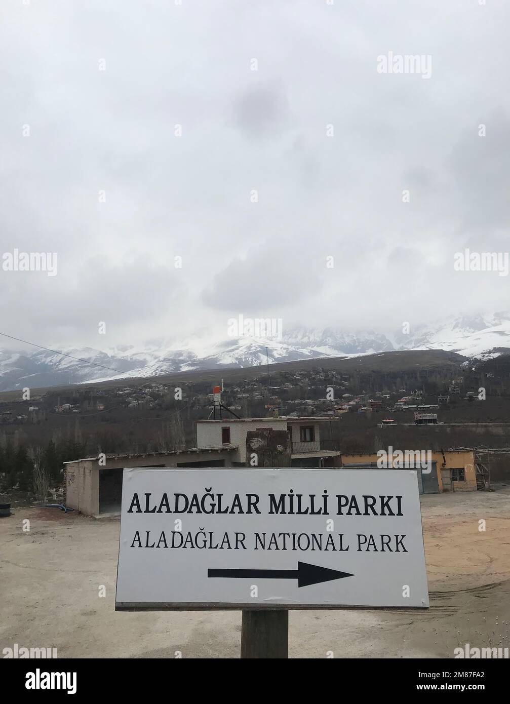 Aladaglar National Park Entrance in Nigde, Turkey. Aladaglar is most ...