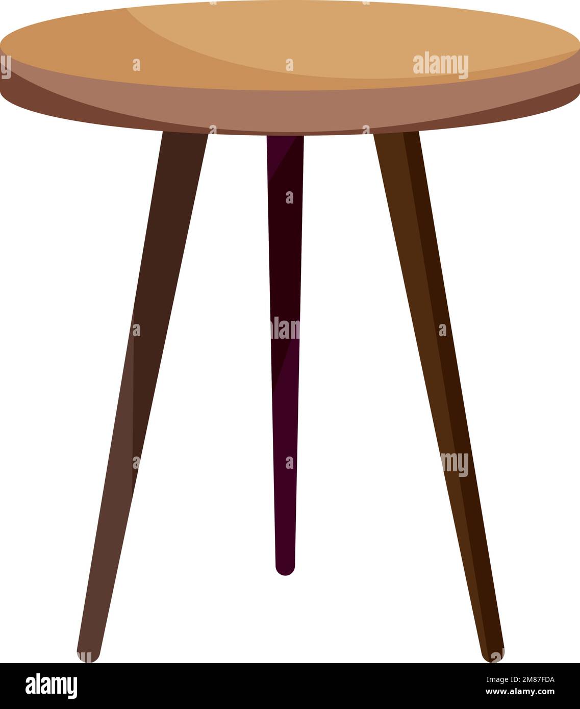 Isolated colored wooden little chair image Vector Stock Vector Image ...