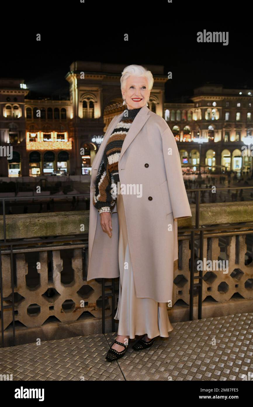 Milan, Italy. 12th Jan, 2023. Milan, Presentation of the book by Maye ...