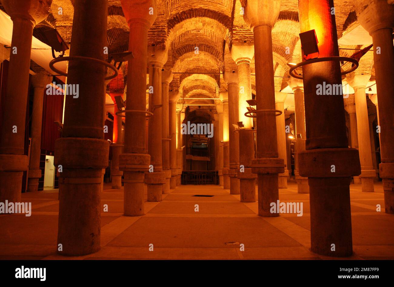 Binbirdirek Cistern, located in Istanbul, Turkey, was built during the ...
