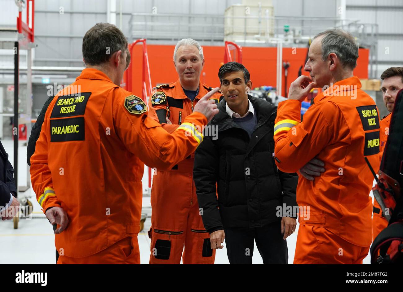 Prime Minister Rishi Sunak with Captain Simon Hammock - Deputy Chief ...