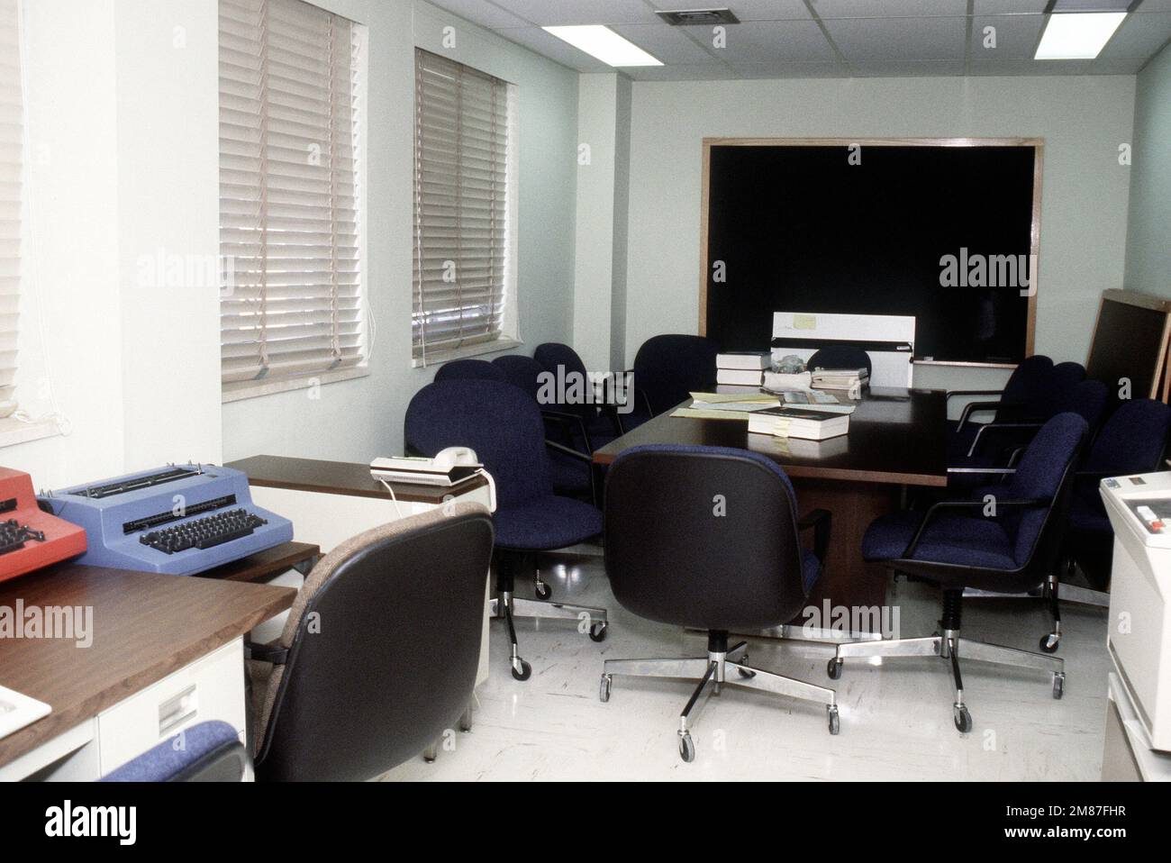 An interior view of the conference room at the Southern European ...
