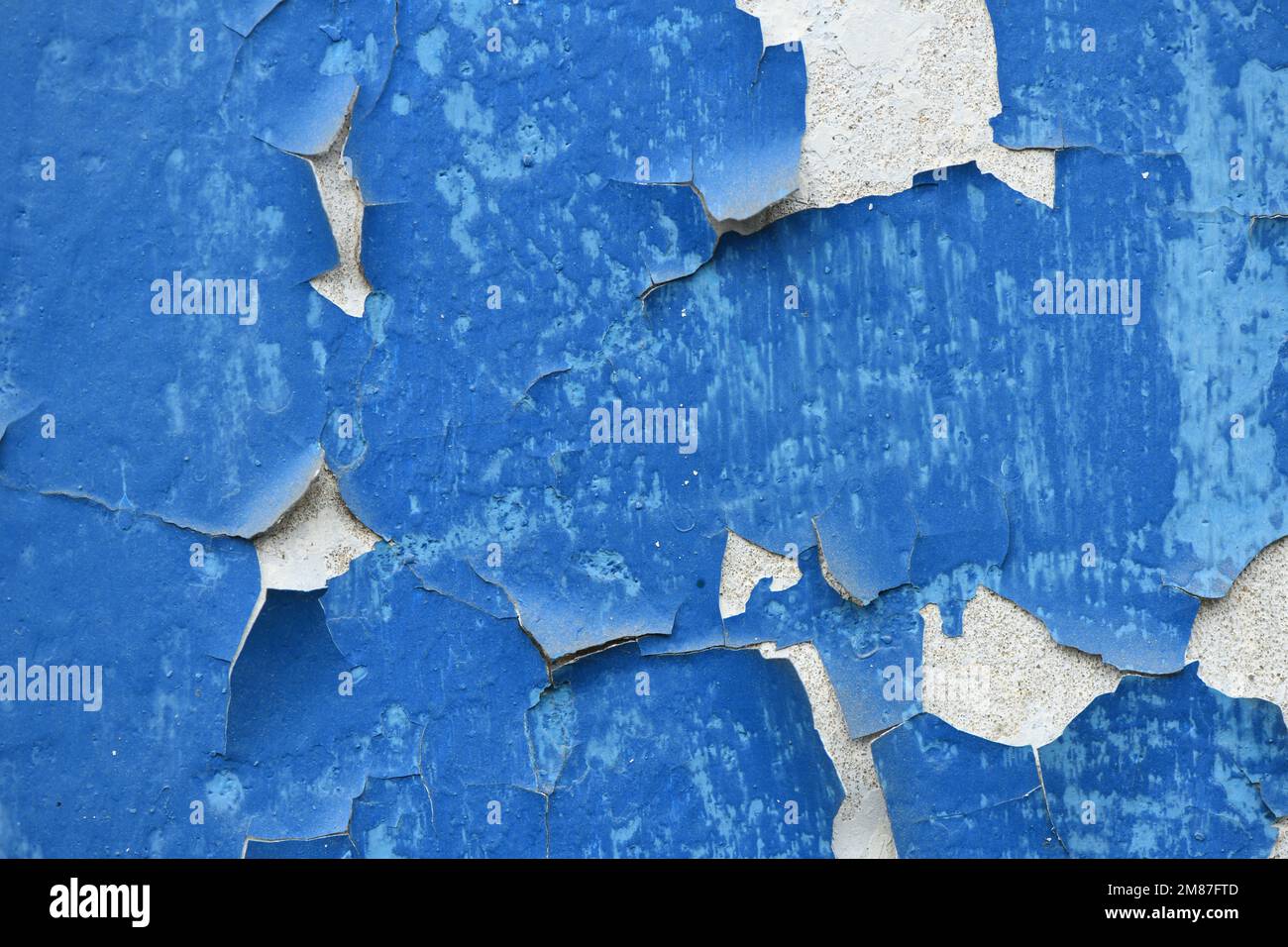 Stacked wall with old blue paint texture. High resolution photo. Full ...