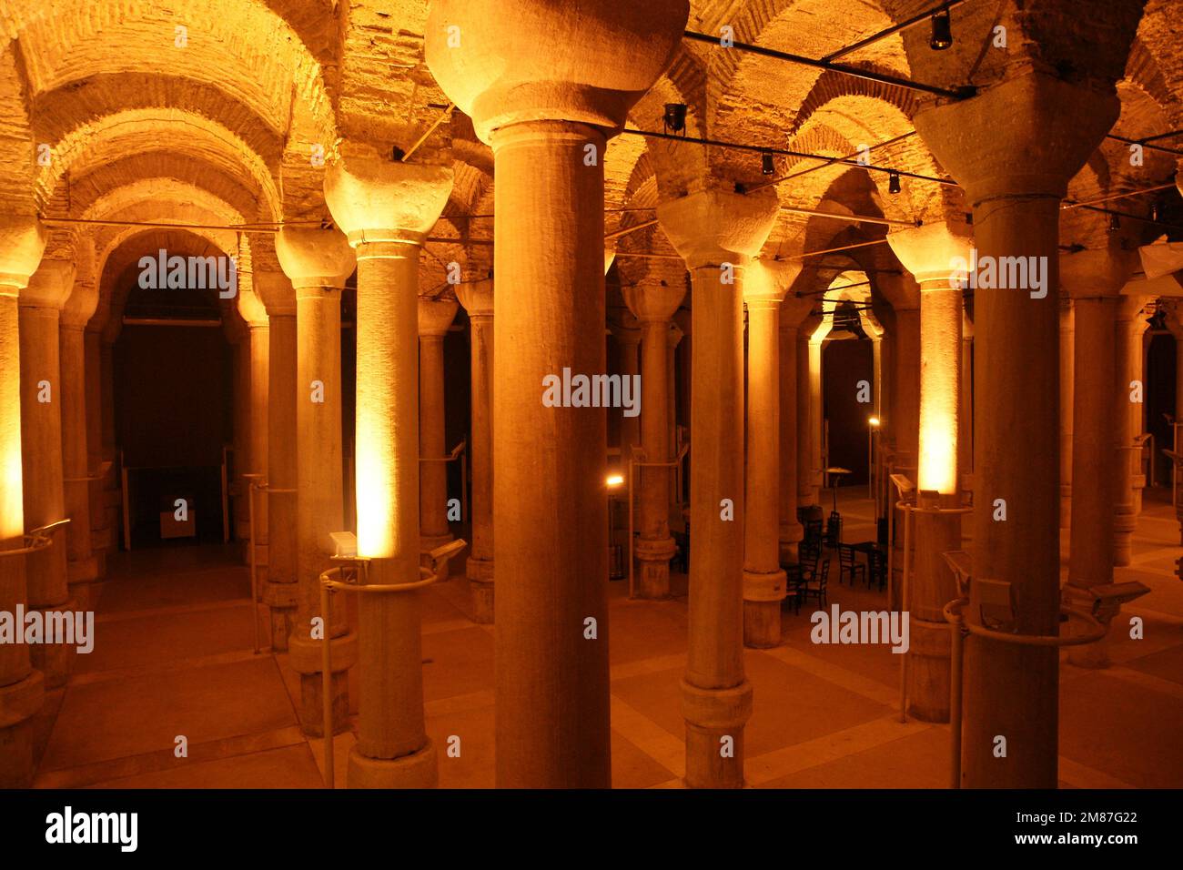 Binbirdirek Cistern, located in Istanbul, Turkey, was built during the ...
