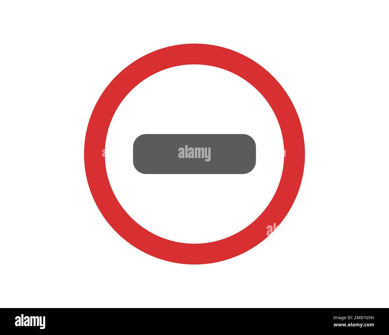 Isolated Stop Control symbol. Traffic signal icon Stock Vector Image ...