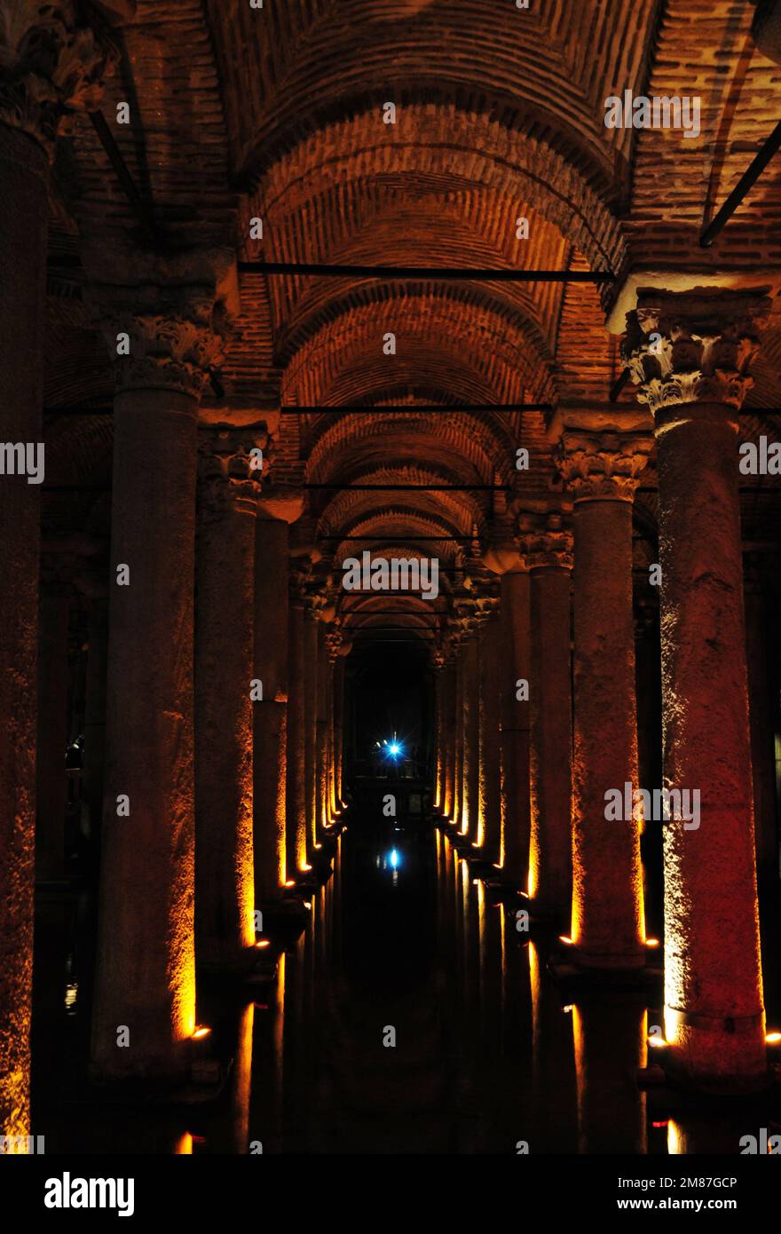 Located in Istanbul, Turkey, the Basilica Cistern is one of the ...