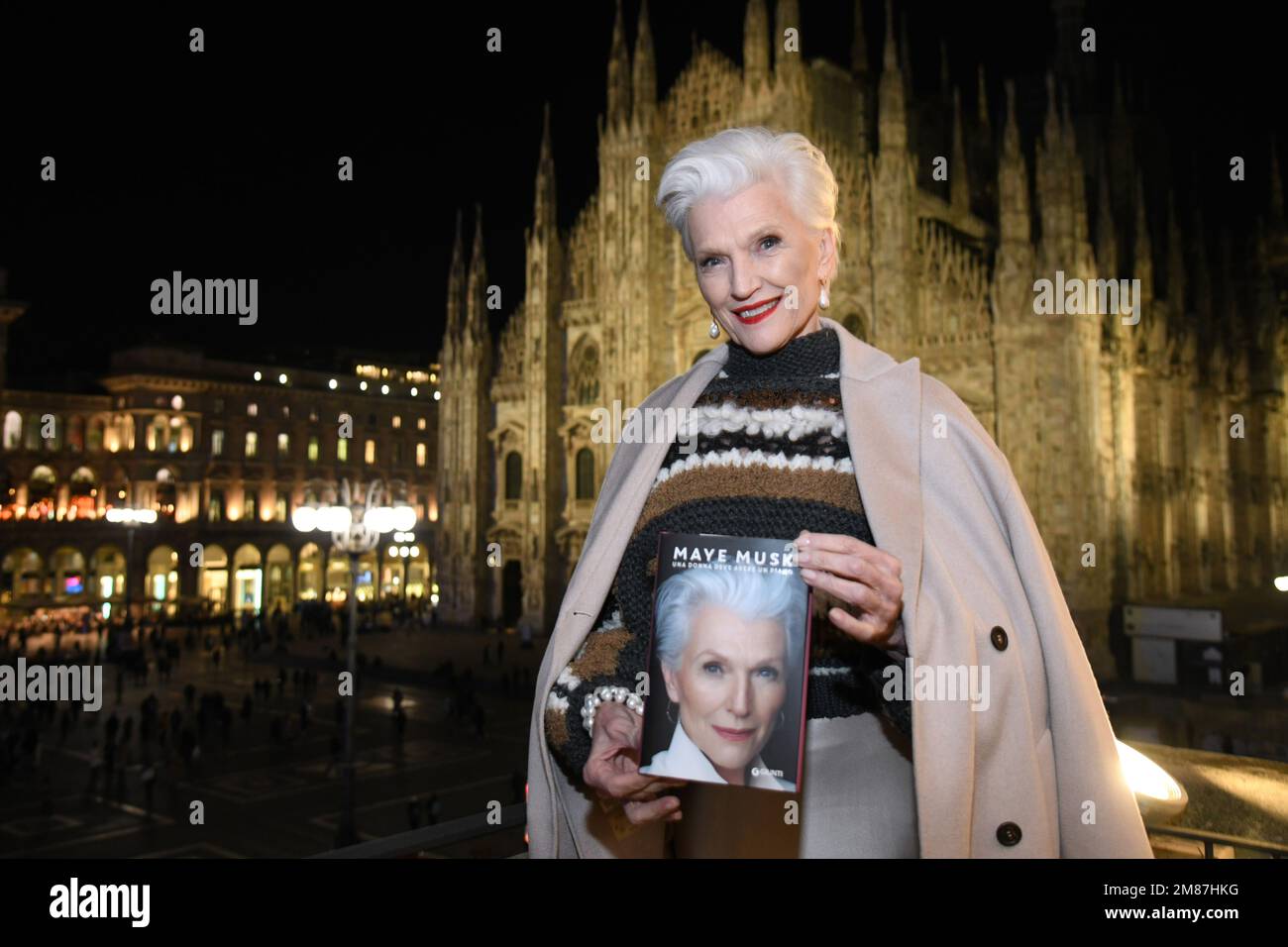 Milan, Italy. 12th Jan, 2023. Milan, Presentation of the book by Maye ...
