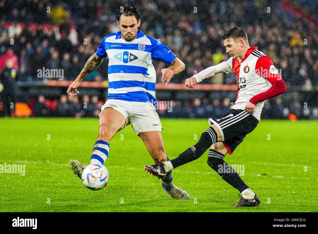 Rotterdam - 12 January 2023, Rotterdam - Sam Kersten of PEC Zwolle ...