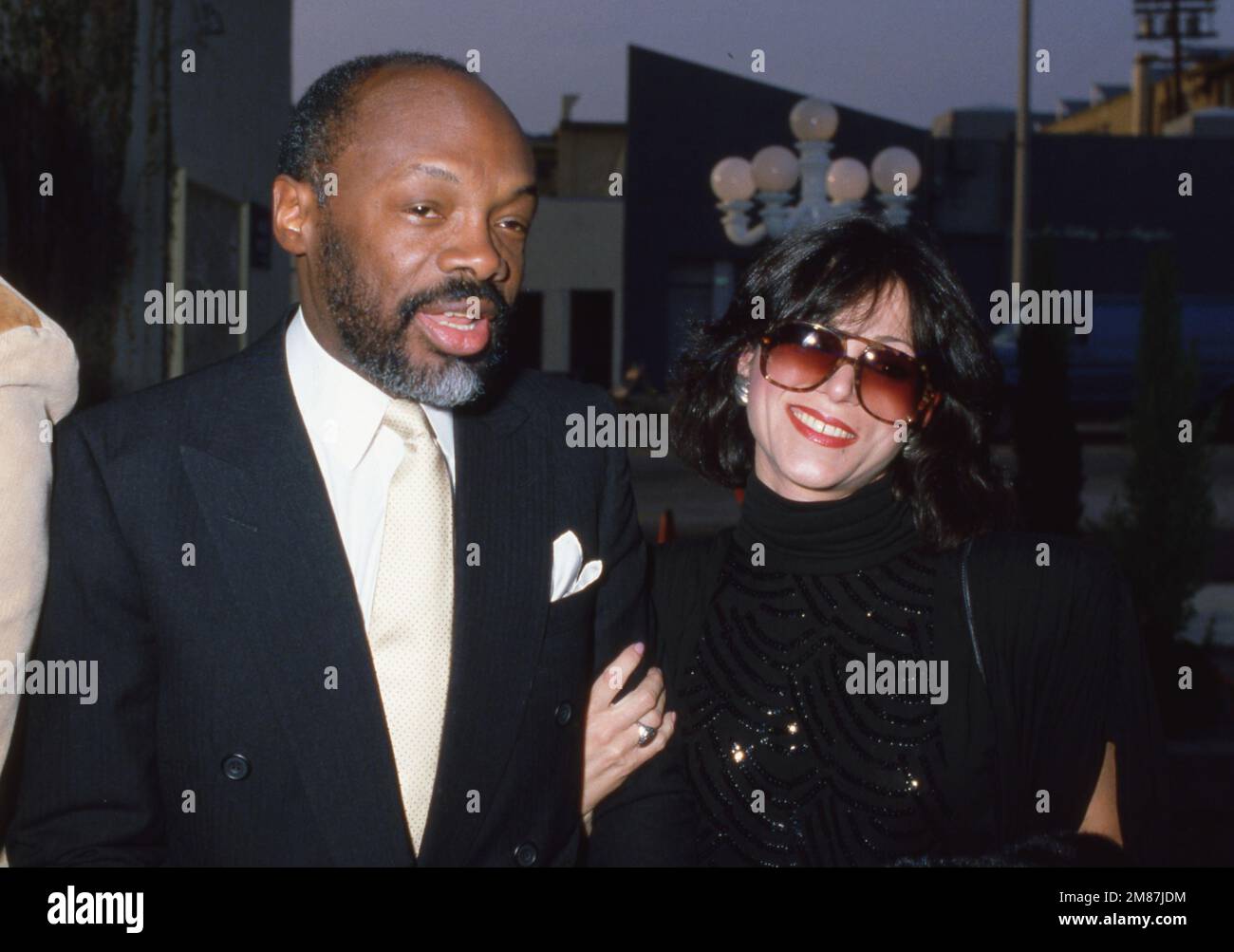 Willie Brown ans Wendy Linka 1984 Credit: Ralph Dominguez/MediaPunch Stock Photo - Alamy