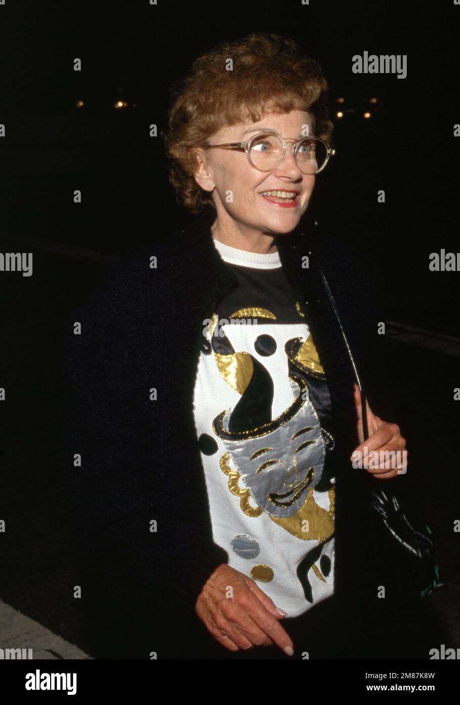 Estelle Getty May 1991 Credit: Ralph Dominguez/MediaPunch Stock Photo ...