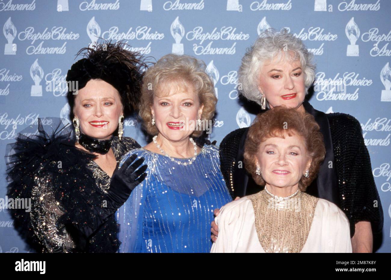 Estelle Getty with Rue McClanahan, Betty White, Bea Arthur at the 17th ...