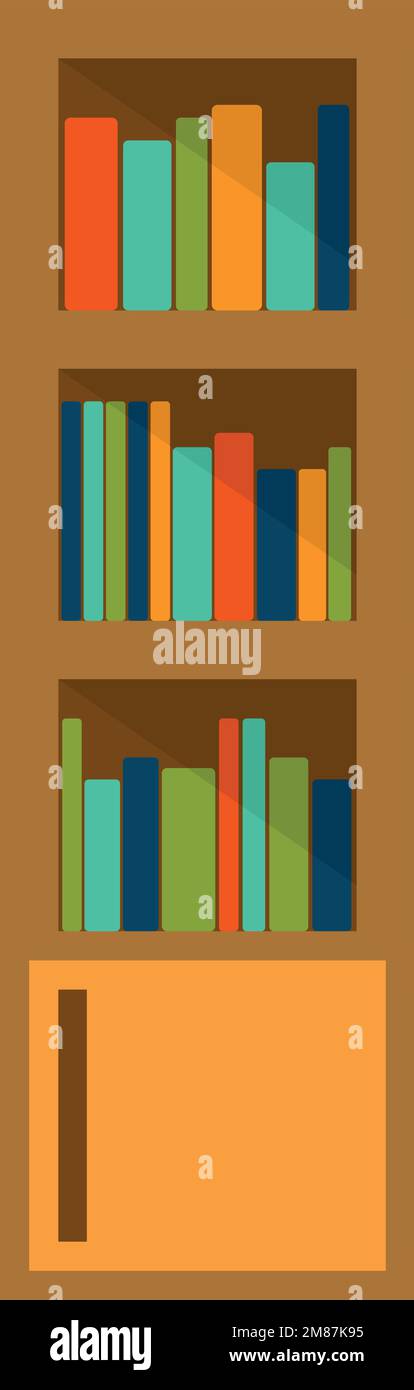 Office book shelves Cut Out Stock Images & Pictures - Alamy
