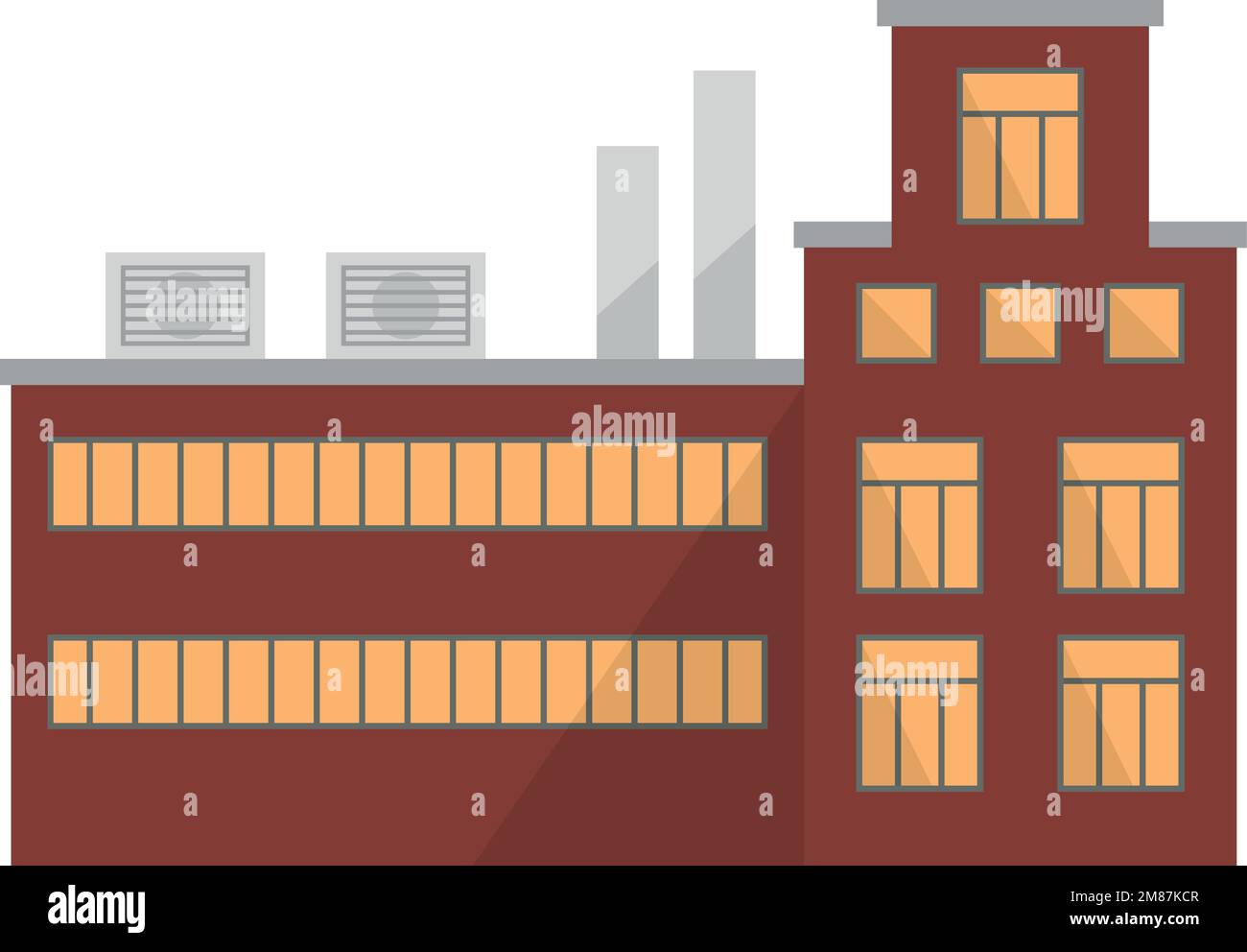 Manufacturing architecture Cut Out Stock Images & Pictures - Alamy